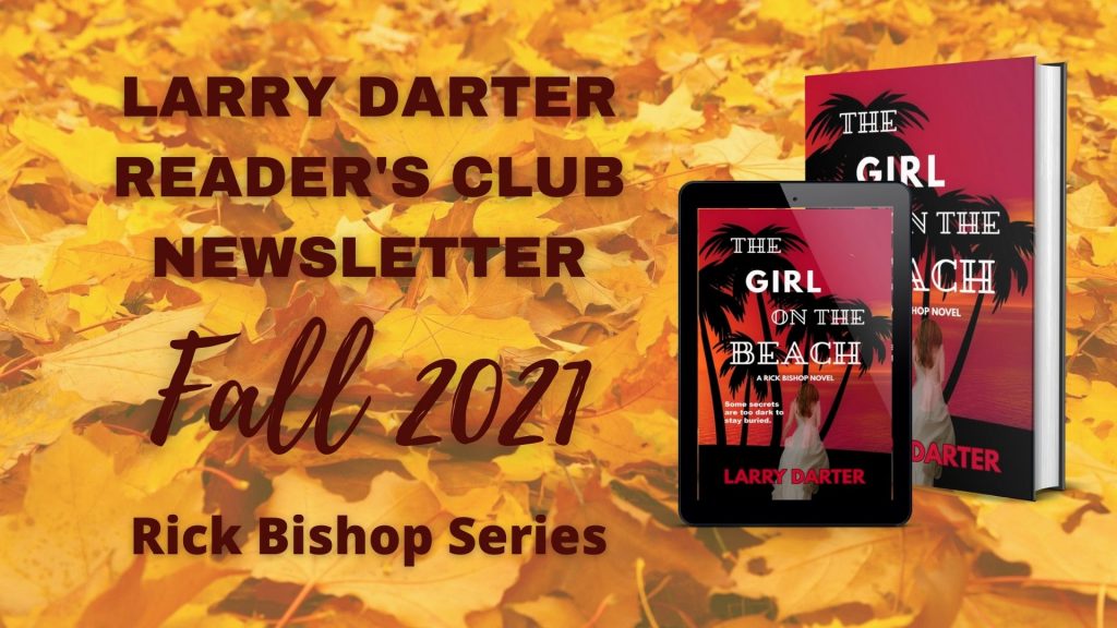 Reader’s Club Newsletter Fall 2021 - Crime Fiction Author Larry Darter